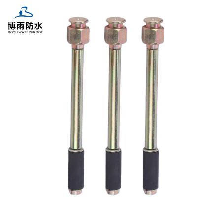 China Aluminum Flat Head Injection Packers 13mm x 150mm A15 M8 for Concrete Crack Sealing for sale