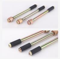 China Aluminum Flat Head Injection Packers 13mm x 150mm A15 M8 for Concrete Crack Sealing for sale