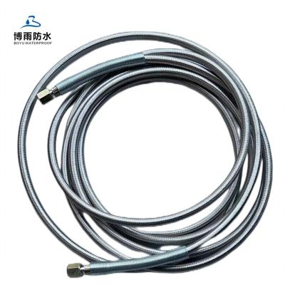 China Injection Pump Machine Steel Pipe Hose 5m with Grey Injection Resin 10mm 13mm for sale