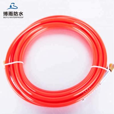 China High Pressure Injection Packer Rubber Hose 5m Steel Core for Concrete Crack Repair 13mm for sale