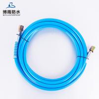 China High Pressure Injection Packer Rubber Hose 5m Steel Core for Concrete Crack Repair 13mm for sale