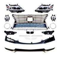 China Front Bumper Vehicle Spare Parts For Lexus RX350 2009 Upgrade To 2012 To 2015 Grille Fog Lamp Frame Headlight Headlamp for sale