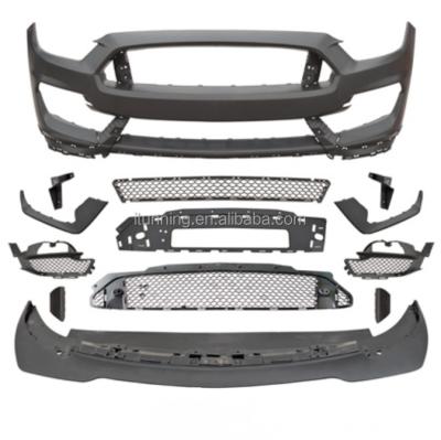 China Prime Vehicle Spare Parts Auto Car PP Front Bumper For Ford Mustang Shelby GT350r 2015 2016 for sale