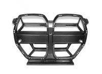 China G80 M3 Dry Carbon Fiber Front Grill G82 M4 CSL V ST Style for sale