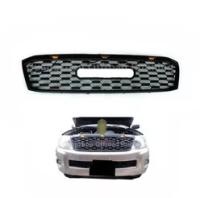 China Titanium Hilux Vigo Front Grill With LED Lights for sale