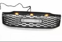 China Titanium Hilux Vigo Front Grill With LED Lights for sale