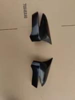 China ABS Glossy Carbon Look X-Horn Exterior Rear View Mirror For Seat Leon for sale