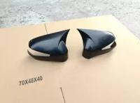 China ABS Glossy Carbon Look X-Horn Exterior Rear View Mirror For Seat Leon for sale