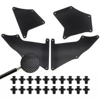 China Toyota Land Cruiser Prado Front Car Fender Carbon Fiber Splash Guards Front Mud Flap for sale