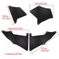 China Toyota Land Cruiser Prado Front Car Fender Carbon Fiber Splash Guards Front Mud Flap for sale