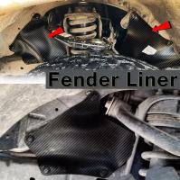 China Toyota Land Cruiser Prado Front Car Fender Carbon Fiber Splash Guards Front Mud Flap for sale