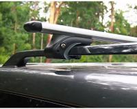 China Aluminum Universal Car Roof Rack Cross Bars Metal Black for sale