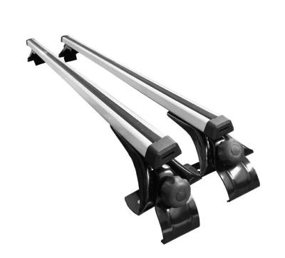 China Universal Lockable Crossbar For Luggage Roof Rack Black Metal for sale