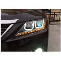 China DRL Double U Angel Eye Xenon Bright Led Headlights For Cars For Toyota Camry 2012-2014 for sale