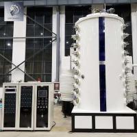 China Gold / Black Color Vacuum Titanium Coating Machine For Stainless Steel Shisha Pot for sale