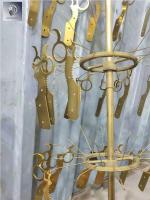 China Gold / Black Color Vacuum Titanium Coating Machine For Stainless Steel Shisha Pot for sale