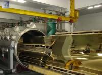 China Steel Hardware Vacuum Titanium Coating Machine Gold Color PVD Painting Machine for sale