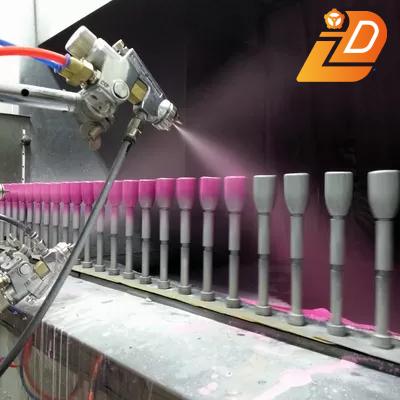China Customized Three Spray Guns Semi Automatic Spray Painting Machine Glass Bottle Production Line Spray Painting Machine for sale