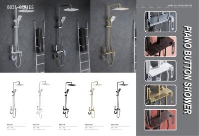China High Durability Thermostatic Mixer Shower Bathroom Sanitary Wares Energy Efficiency for sale