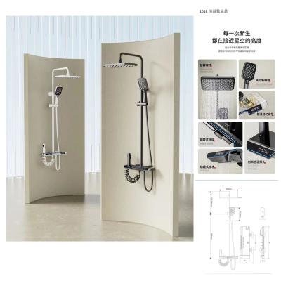 China Modern Bathroom Sanitary Wares Solid Brass Body For Concealed Shower With Hot And Cold Water Functionality for sale