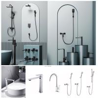 China Multifunctional Thermostatic Bath Shower Mixer Bathroom Shower Mixer Customized Size for sale