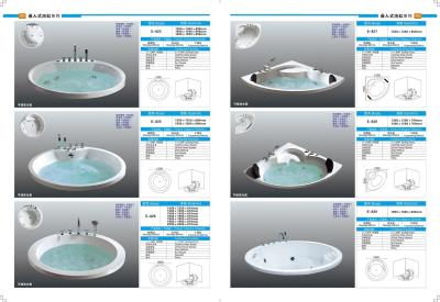 China Sleek Design Concealed Bathtub Round Jacuzzi Tub Acrylic For Body Rejuvenating for sale