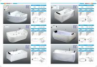 China Bathroom Sanitary Wares Corner Massage Bathtub OEM for sale