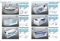 China Rectangular Bubble Massage Bathtub Freestanding Massage Bathtub 1700mm 1800mm Length for sale