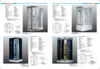 China 2150mm Height Steam Bath Shower Cabin Bathroom Sanitary Wares 2.8KW for sale