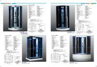 China Customization Massage Shower Enclosures Bathroom Sanitary Wares 110V/220V for sale