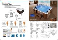 China Computerized Big Jacuzzi Tub Outdoor Oversized Bath Tub Automatic Deodorization for sale