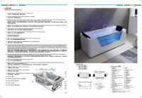 China Sophisticated Look Rectangular Whirlpool Tub Rectangle Jacuzzi Bathtub Customization for sale