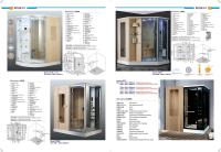 China Graceful Bathroom Steam Room Enclosure Wooden Steam Room 1000mm 1200mm 1300mm Width for sale