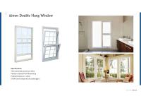 China Easy Installation 85mm Double Glazed Double Hung Aluminium Windows UV Protection for sale