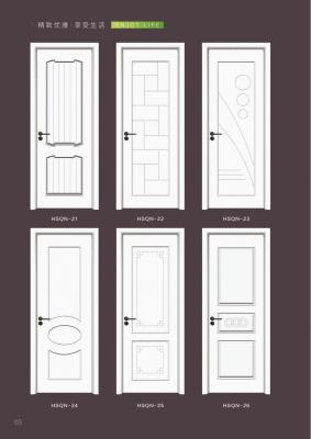 China Customized Color Interior WPC Door White Wpc Door MouldProof Durable for sale