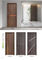China Customizable Interior WPC Door With 60mm Door Frame Line Fire Retardant for sale