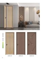 China Customizable Eco Friendly Solid WPC Door With Wood Grain Veneer Anti Termite for sale