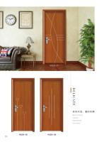 China Waterproof WPC Bathroom Doors With Customizable Frame Line 60/70/80/90/100mm for sale