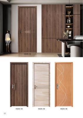 China Innovative Residential WPC Laminated Door Various Styles Waterproof for sale