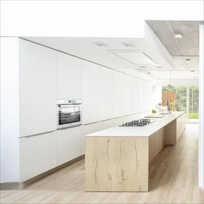 China Multifunctional White Kitchen Cabinet Diningroom Cabinets Wear Resistance for sale