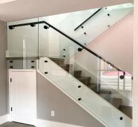 China Secure Clear And Modern Glass And Stainless Steel Railing For Indoors And Outdoors for sale