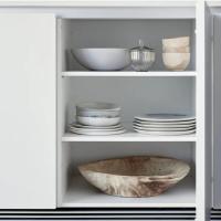 China User Friendly  Residential Kitchen Cabinets White Kitchen Cupboard OEM ODM for sale