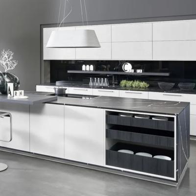 China High End Convenience Commercial Kitchen Cabinet Units Luxury Design for sale