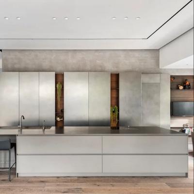 China Sleek Unique Design Commercial Kitchen Cupboards High Durability for sale