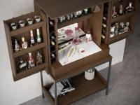 China Sophisticated No Assembly  Interior Home Furniture Neutral Colors Home Bar Unit for sale