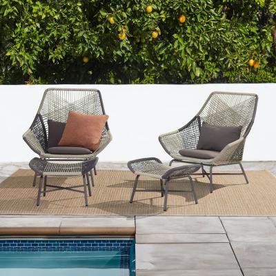 China Multiple Color Terrace Garden Chair Anti UV Terrace Leisure Chairs for sale