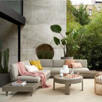 China Stylish Modern Outdoor Sectional Sofa Furniture Easy Maintenance Water Resisting for sale