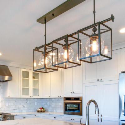 China Dining Room 3 Light Pendant Adjustable Voltage 110-240V Dining Table Drop Lights for sale