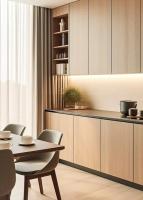 China Sleek Elegant Design Modern Indoor Furnitures Residential Custom Cabinets for sale
