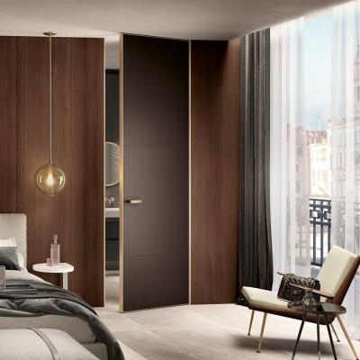 China Waterproof WPC Interior Door 45mm Thickness Fire Retardant CE Certified for sale